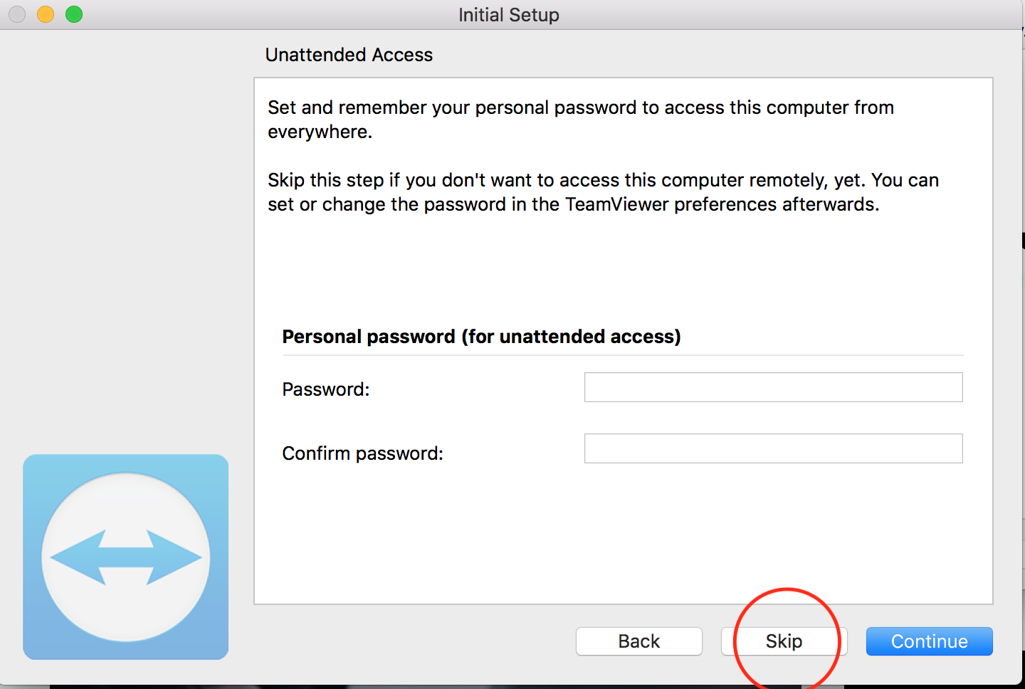 Installing Teamviewer for remote access – Mac Support London