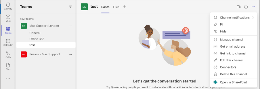 Microsoft Teams – File Sharing – Mac Support London